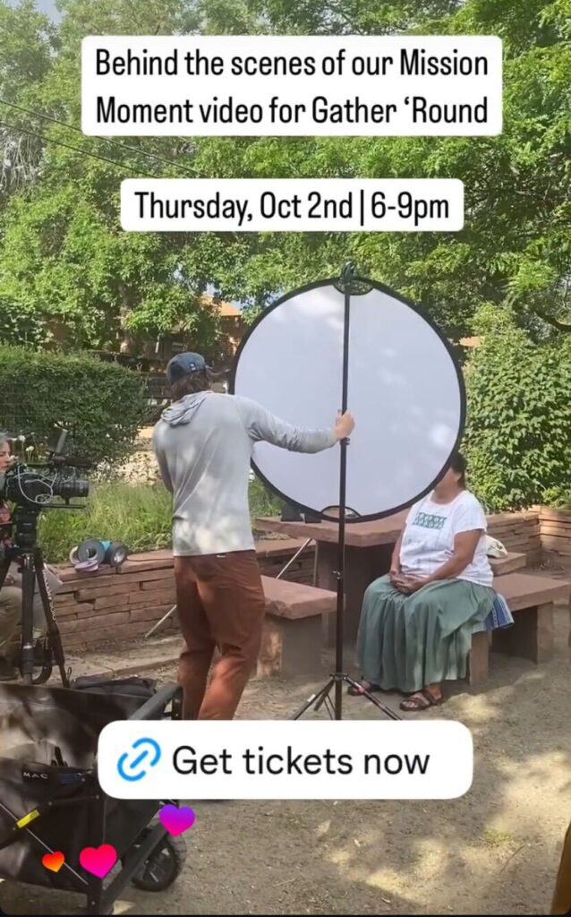 Mission Moment Video Filming on DUG’s Legacy - Denver Urban Gardens